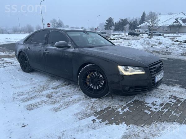 Brown Audi A8 2011 in Bauska, with an engine capacity of 3.00 L and mileage of 263 thousand km for 11850 €, photo 1 on AUTOMOTO.COM.LV