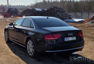 Brown Audi A8 2011 in Daugavpils, with an engine capacity of 3.00 L and mileage of 270 thousand km for 14500 €, photo 3 on AUTOMOTO.COM.LV