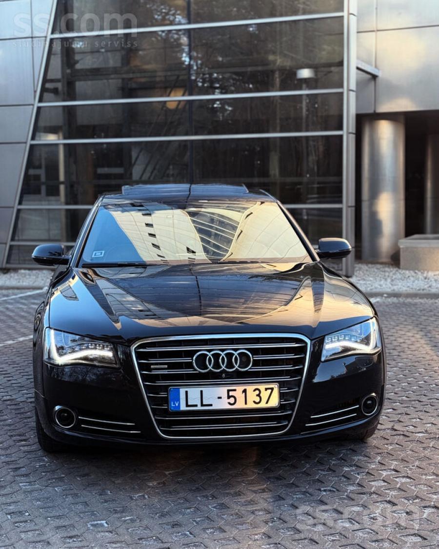 Brūns Audi A8 2012 Rīga, ar dzinēja tilpumu 4.20 L un nobraukumu 309 tūkst. km par 19000 €, foto 1 vietnē AUTOMOTO.COM.LV