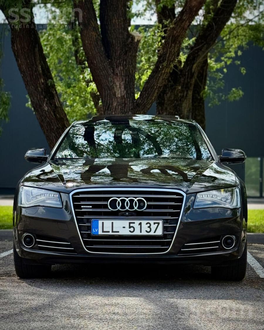 Brūns Audi A8 2012 Rīga, ar dzinēja tilpumu 4.20 L un nobraukumu 309 tūkst. km par 19000 €, foto 3 vietnē AUTOMOTO.COM.LV