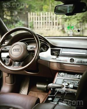 Brūns Audi A8 2012 Rīga, ar dzinēja tilpumu 4.20 L un nobraukumu 309 tūkst. km par 19000 €, foto 20 vietnē AUTOMOTO.COM.LV