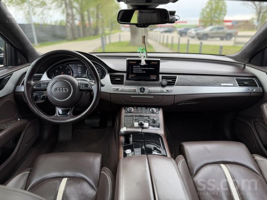 Brūns Audi A8 2012 Rīga, ar dzinēja tilpumu 4.20 L un nobraukumu 309 tūkst. km par 18000 €, foto 10 vietnē AUTOMOTO.COM.LV