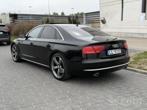 Brown Audi A8 2012 in Riga, with an engine capacity of 4.20 L and mileage of 309 thousand km for 21000 €, photo 5 on AUTOMOTO.COM.LV