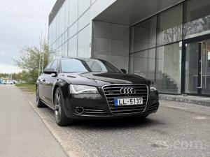 Brown Audi A8 2012 in Riga, with an engine capacity of 4.20 L and mileage of 309 thousand km for 21000 €, photo 7 on AUTOMOTO.COM.LV