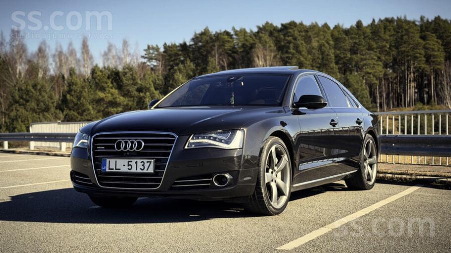 Brown Audi A8 2012 in Riga, with an engine capacity of 4.20 L and mileage of 309 thousand km for 21000 €, photo 19 on AUTOMOTO.COM.LV