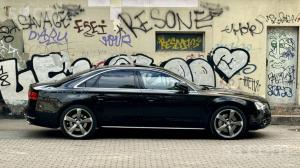 Brown Audi A8 2012 in Riga, with an engine capacity of 4.20 L and mileage of 309 thousand km for 21000 €, photo 21 on AUTOMOTO.COM.LV
