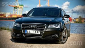 Brown Audi A8 2012 in Riga, with an engine capacity of 4.20 L and mileage of 309 thousand km for 21000 €, photo 22 on AUTOMOTO.COM.LV
