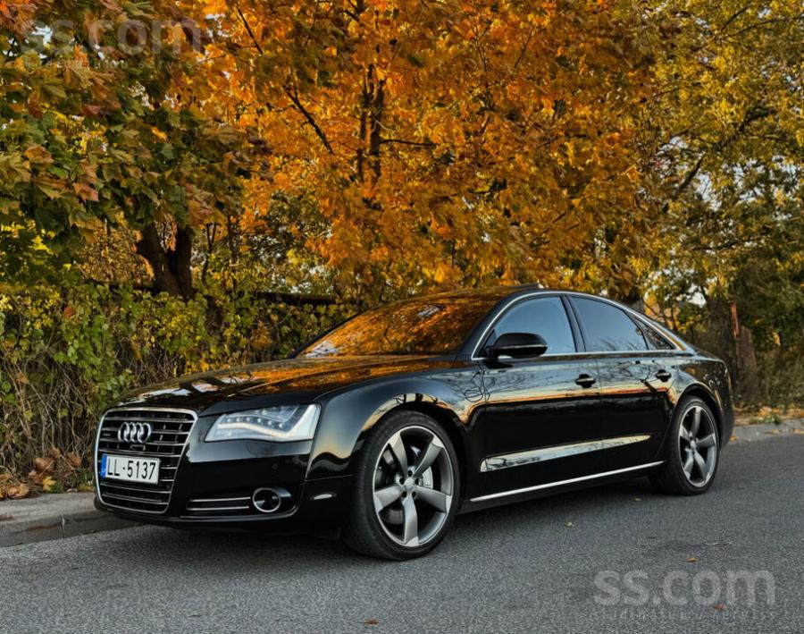 Brown Audi A8 2012 in Riga, with an engine capacity of 4.20 L and mileage of 309 thousand km for 21000 €, photo 27 on AUTOMOTO.COM.LV
