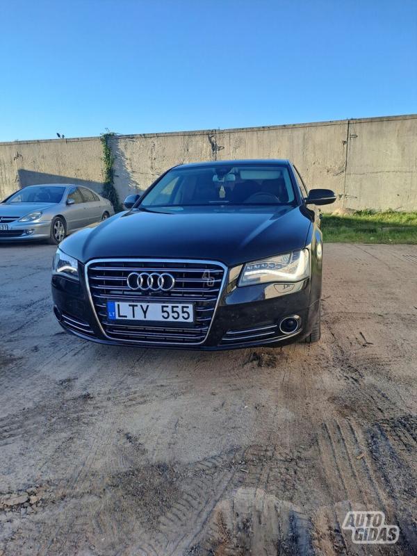 Brown Audi A8 2012 in Alytus, with an engine capacity of 3.00 L and mileage of 300 thousand km for 8000 €, photo 1 on AUTOMOTO.COM.LV