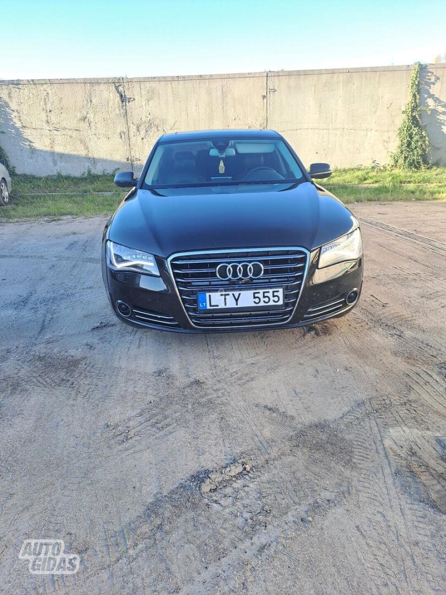 Brūns Audi A8 2012 Alīta, ar dzinēja tilpumu 3.00 L un nobraukumu 300 tūkst. km par 8000 €, foto 4 vietnē AUTOMOTO.COM.LV