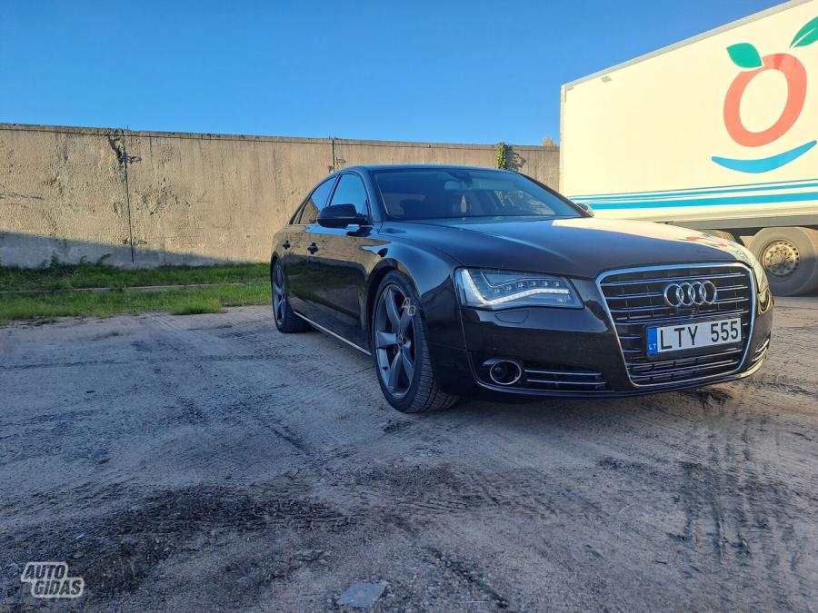 Brūns Audi A8 2012 Alīta, ar dzinēja tilpumu 3.00 L un nobraukumu 300 tūkst. km par 8000 €, foto 5 vietnē AUTOMOTO.COM.LV