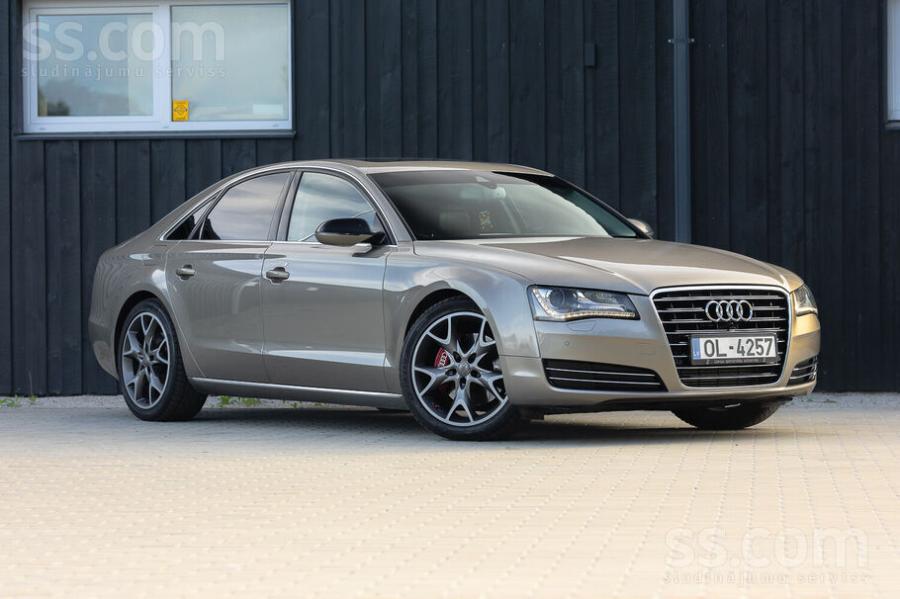 Brūns Audi A8 2013 Jelgava, ar dzinēja tilpumu 3.00 L un nobraukumu 262 tūkst. km par 17500 €, foto 3 vietnē AUTOMOTO.COM.LV