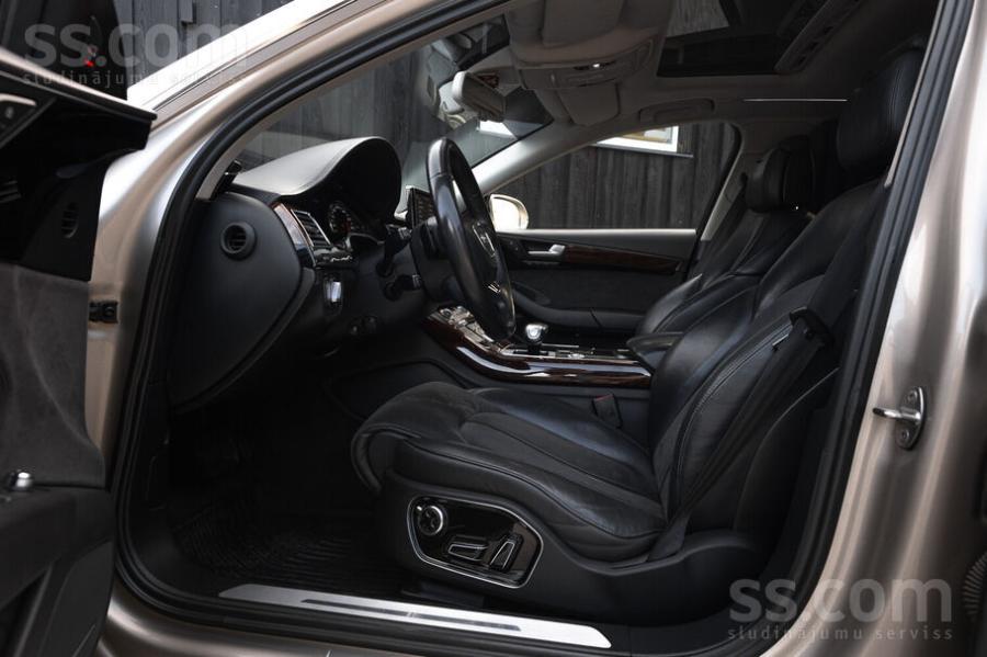 Brūns Audi A8 2013 Jelgava, ar dzinēja tilpumu 3.00 L un nobraukumu 262 tūkst. km par 17500 €, foto 22 vietnē AUTOMOTO.COM.LV