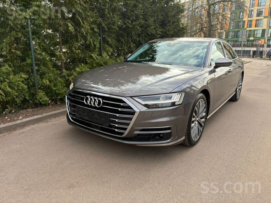Brown Audi A8 2021 in Riga, with an engine capacity of 3.00 L and mileage of 180 thousand km for 37450 €, photo 3 on AUTOMOTO.COM.LV