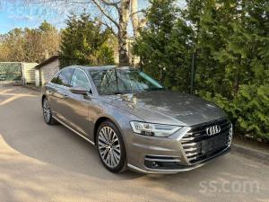 Brown Audi A8 2021 in Riga, with an engine capacity of 3.00 L and mileage of 180 thousand km for 37450 €, photo 4 on AUTOMOTO.COM.LV