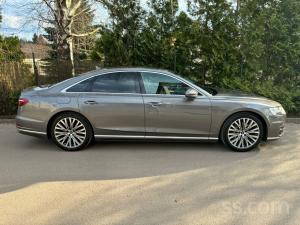 Brown Audi A8 2021 in Riga, with an engine capacity of 3.00 L and mileage of 180 thousand km for 37450 €, photo 5 on AUTOMOTO.COM.LV