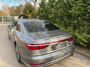 Brown Audi A8 2021 in Riga, with an engine capacity of 3.00 L and mileage of 180 thousand km for 37450 €, photo 7 on AUTOMOTO.COM.LV