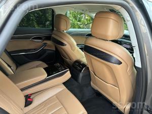 Brown Audi A8 2021 in Riga, with an engine capacity of 3.00 L and mileage of 180 thousand km for 37450 €, photo 20 on AUTOMOTO.COM.LV