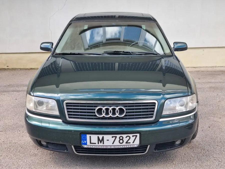Zaļš Audi A8 1999 Ogre, ar dzinēja tilpumu 2.50 L un nobraukumu 423 tūkst. km par 3150 €, foto 3 vietnē AUTOMOTO.COM.LV