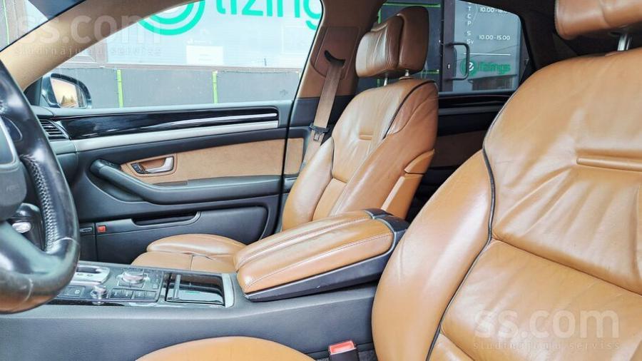 Zaļš Audi A8 2006 Rīga, ar dzinēja tilpumu 3.00 L un nobraukumu 406 tūkst. km par 3590 €, foto 9 vietnē AUTOMOTO.COM.LV