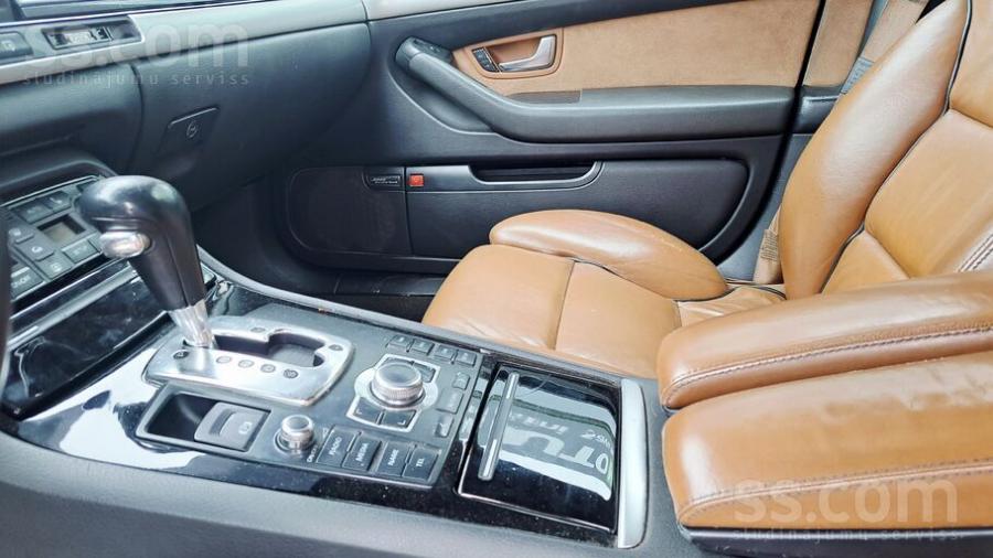 Zaļš Audi A8 2006 Rīga, ar dzinēja tilpumu 3.00 L un nobraukumu 406 tūkst. km par 3590 €, foto 12 vietnē AUTOMOTO.COM.LV