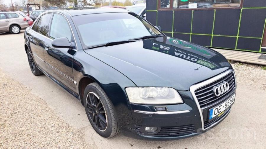 Зеленый Ауди А8 2006 в Рига, объемом двигателя 3.00 л и пробегом 406 тыс. км за 3590 €, фото 4 на AUTOMOTO.COM.LV
