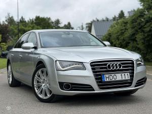 Grey Audi A8 2010 in Vilnius, with an engine capacity of 4.13 L and mileage of 241 thousand km for 10450 €, photo  on AUTOMOTO.COM.LV