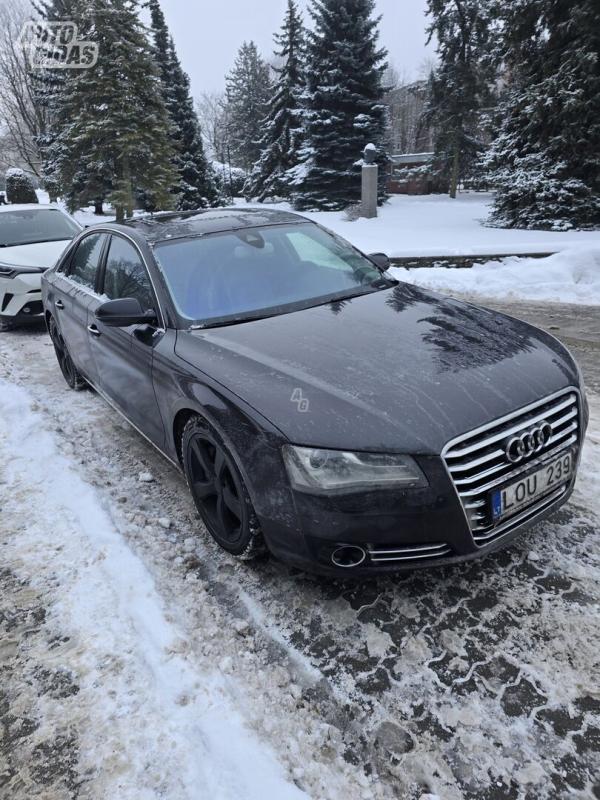 Pelēks Audi A8 2012 Alīta, ar dzinēja tilpumu 3.00 L un nobraukumu 177 tūkst. km par 12500 €, foto 2 vietnē AUTOMOTO.COM.LV