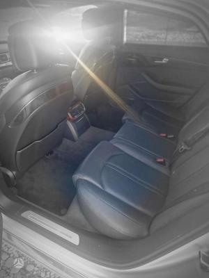 Grey Audi A8 2014 in Silale, with an engine capacity of 3.00 L and mileage of 144 thousand km for 11300 €, photo 8 on AUTOMOTO.COM.LV