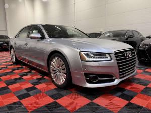 Grey Audi A8 2015 in Vilnius, with an engine capacity of 2.99 L and mileage of 221 thousand km for 21490 €, photo 4 on AUTOMOTO.COM.LV