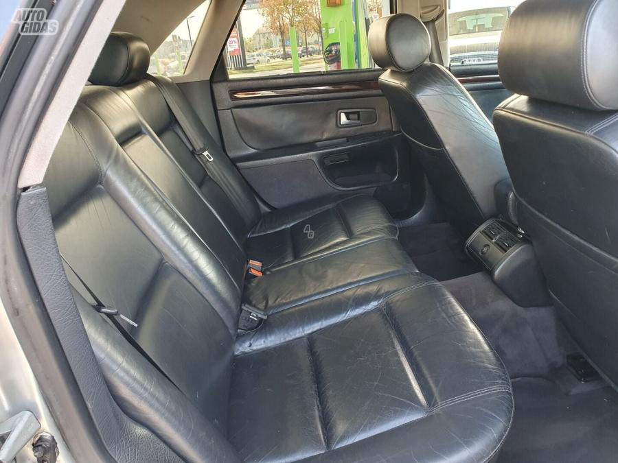Pelēks Audi A8 1995 Kauņa, ar dzinēja tilpumu 2.80 L un nobraukumu 380 tūkst. km par 2350 €, foto 11 vietnē AUTOMOTO.COM.LV