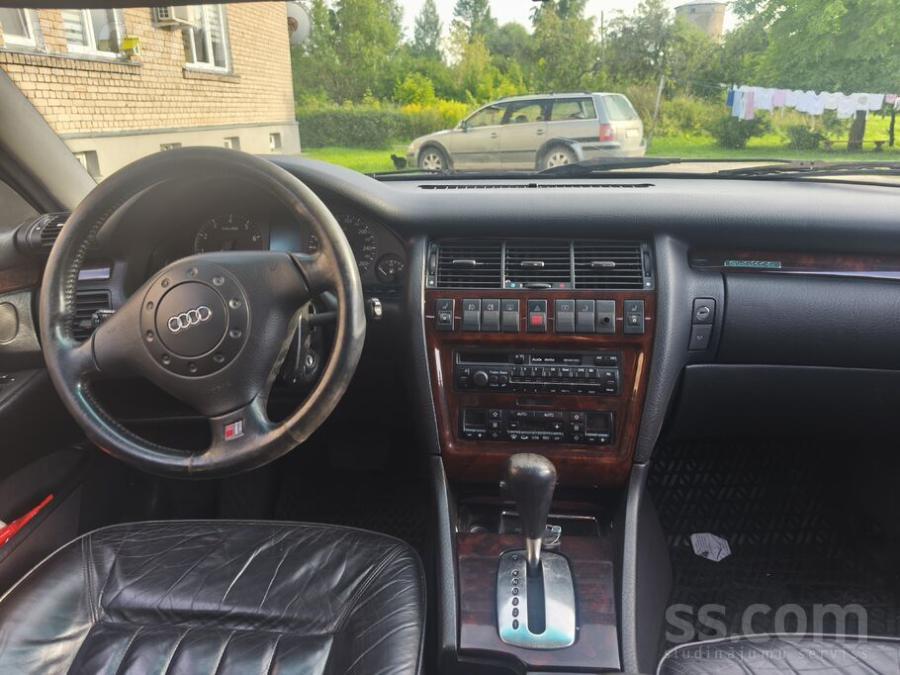 Pelēks Audi A8 1996 Rēzekne, ar dzinēja tilpumu 2.80 L un nobraukumu 277 tūkst. km par 2550 €, foto 11 vietnē AUTOMOTO.COM.LV