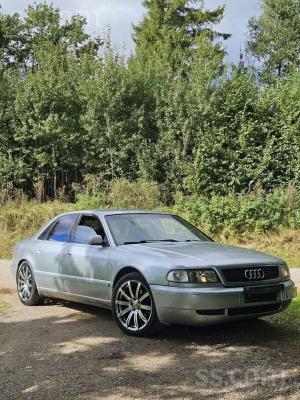 Pelēks Audi A8 1996 Liepāja, ar dzinēja tilpumu 4.20 L un nobraukumu 452 tūkst. km par 2999 €, foto  vietnē AUTOMOTO.COM.LV