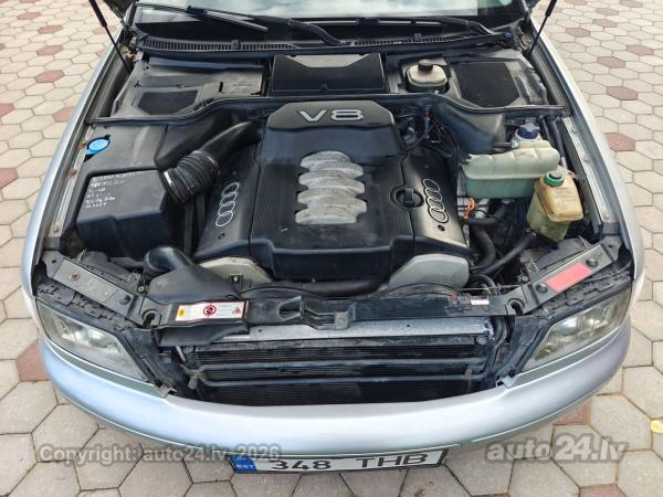 Pelēks Audi A8 1996 Paide, ar dzinēja tilpumu 4.20 L un nobraukumu 402 tūkst. km par 3990 €, foto 10 vietnē AUTOMOTO.COM.LV