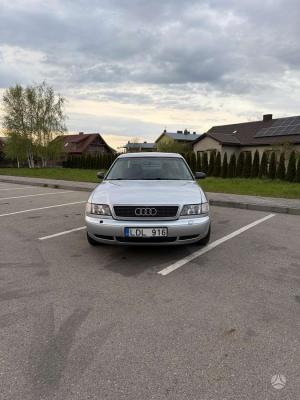 Grey Audi A8 1998 in Klaipeda, with an engine capacity of 2.50 L and mileage of 501 thousand km for 1150 €, photo 1 on AUTOMOTO.COM.LV