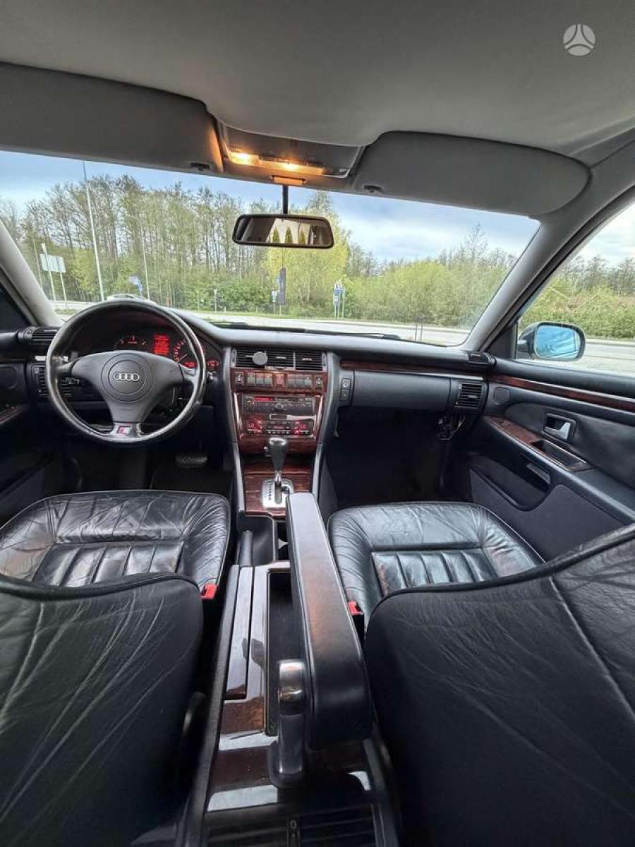 Grey Audi A8 1998 in Klaipeda, with an engine capacity of 2.50 L and mileage of 501 thousand km for 1150 €, photo 14 on AUTOMOTO.COM.LV