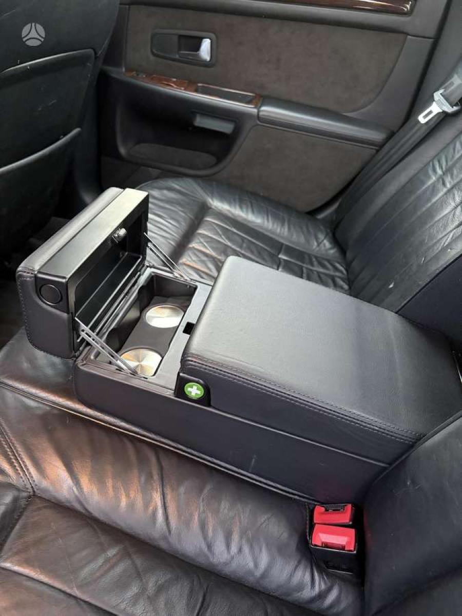 Grey Audi A8 1998 in Klaipeda, with an engine capacity of 2.50 L and mileage of 501 thousand km for 1150 €, photo 17 on AUTOMOTO.COM.LV