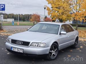 Grey Audi A8 1999 in Jelgava, with an engine capacity of 2.50 L and mileage of 266 thousand km for 2950 €, photo 1 on AUTOMOTO.COM.LV