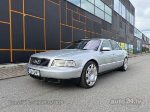 Pelēks Audi A8 2000 Viljandi, ar dzinēja tilpumu 4.20 L un nobraukumu 211 tūkst. km par 10000 €, foto  vietnē AUTOMOTO.COM.LV