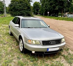 Pelēks Audi A8 2001 Rīga, ar dzinēja tilpumu 4.20 L un nobraukumu 87 tūkst. km par 12600 €, foto  vietnē AUTOMOTO.COM.LV