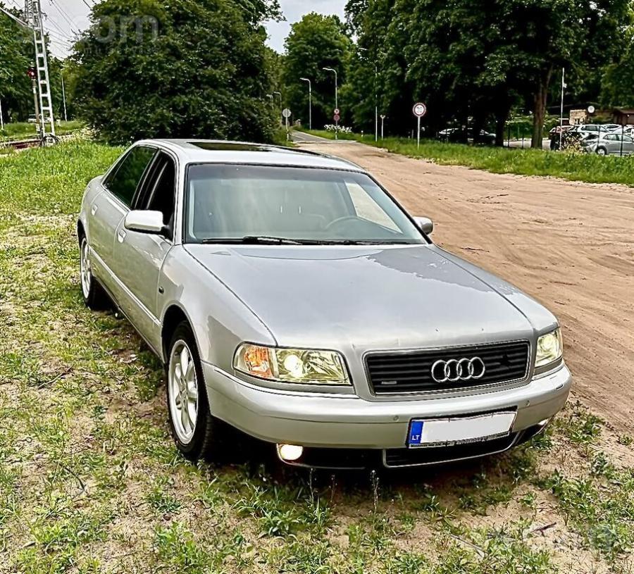 Pelēks Audi A8 2001 Rīga, ar dzinēja tilpumu 4.20 L un nobraukumu 87 tūkst. km par 12600 €, foto 1 vietnē AUTOMOTO.COM.LV