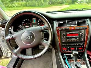 Pelēks Audi A8 2001 Rīga, ar dzinēja tilpumu 4.20 L un nobraukumu 87 tūkst. km par 12600 €, foto 7 vietnē AUTOMOTO.COM.LV