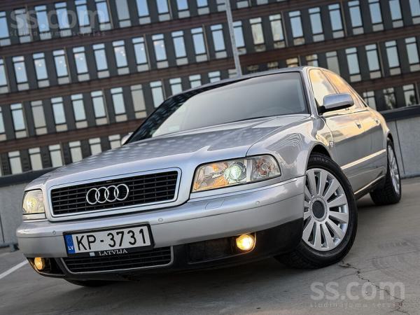 Pelēks Audi A8 2001 Rīga, ar dzinēja tilpumu 2.50 L un nobraukumu 360 tūkst. km par 3000 €, foto 1 vietnē AUTOMOTO.COM.LV