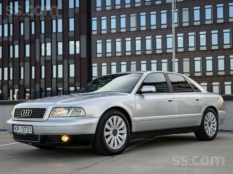 Grey Audi A8 2001 in Riga, with an engine capacity of 2.50 L and mileage of 360 thousand km for 3000 €, photo 3 on AUTOMOTO.COM.LV