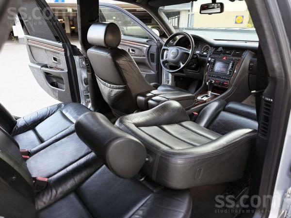 Pelēks Audi A8 2001 Rīga, ar dzinēja tilpumu 2.50 L un nobraukumu 360 tūkst. km par 3000 €, foto 9 vietnē AUTOMOTO.COM.LV