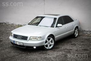 Pelēks Audi A8 2001 Rīga, ar dzinēja tilpumu 2.50 L un nobraukumu 380 tūkst. km par 2390 €, foto  vietnē AUTOMOTO.COM.LV
