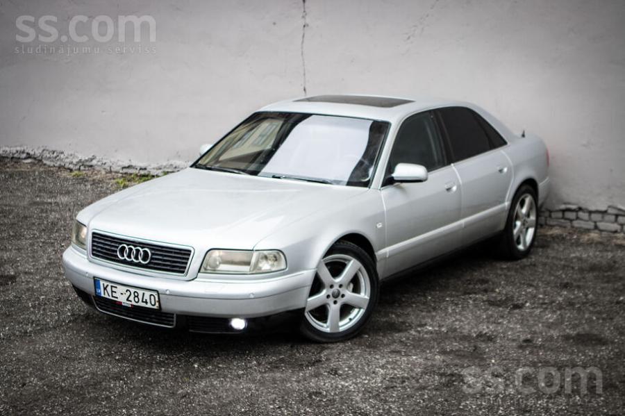 Pelēks Audi A8 2001 Rīga, ar dzinēja tilpumu 2.50 L un nobraukumu 380 tūkst. km par 2390 €, foto 1 vietnē AUTOMOTO.COM.LV
