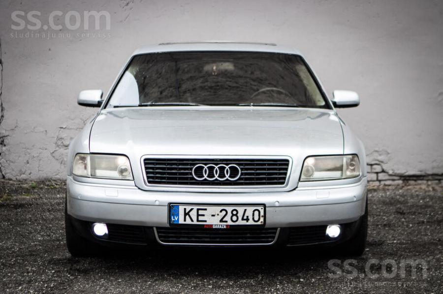 Pelēks Audi A8 2001 Rīga, ar dzinēja tilpumu 2.50 L un nobraukumu 380 tūkst. km par 2390 €, foto 4 vietnē AUTOMOTO.COM.LV