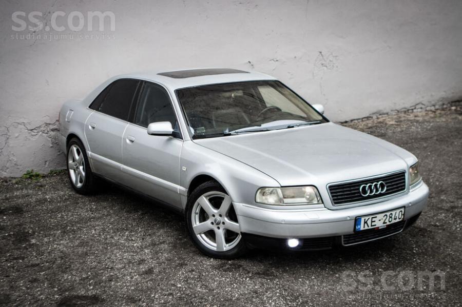 Pelēks Audi A8 2001 Rīga, ar dzinēja tilpumu 2.50 L un nobraukumu 380 tūkst. km par 2390 €, foto 6 vietnē AUTOMOTO.COM.LV