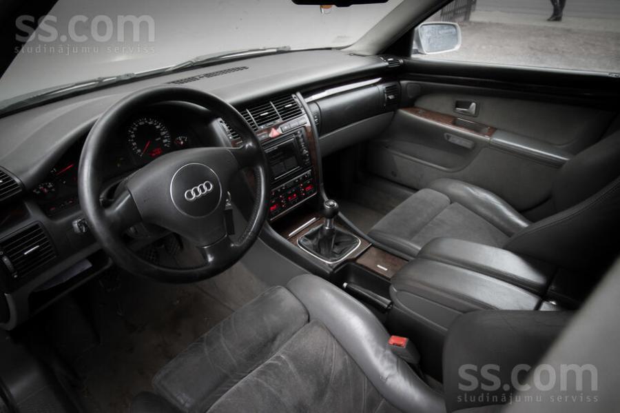 Pelēks Audi A8 2001 Rīga, ar dzinēja tilpumu 2.50 L un nobraukumu 380 tūkst. km par 2390 €, foto 10 vietnē AUTOMOTO.COM.LV